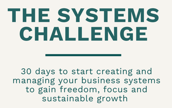 The Systems Challenge -Document Processes for Business Growth